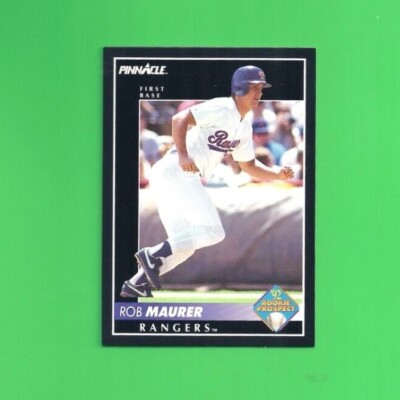 MLB 1992 Pinnacle "Rookie Prospect" ROB MAURER #273 Rookie Card Texas ...