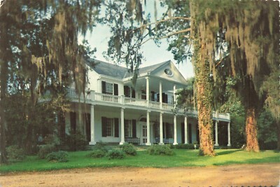 Postcard MS Linden Natchez Senator Thomas B. Reed Southern Pilgrimage ...
