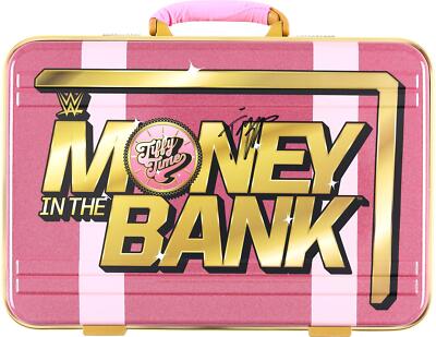 Tiffany Stratton WWE Autographed Tiffy Time Money in the Bank Briefcase ...