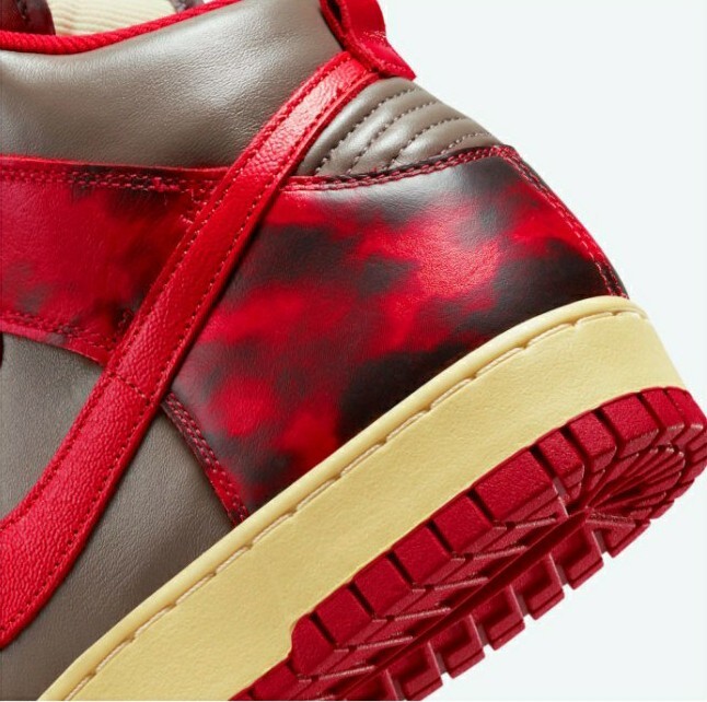 Nike Dunk High 1985 Red Acid Wash Shoes Size 12M / 13.5W NEW IN BOX ...