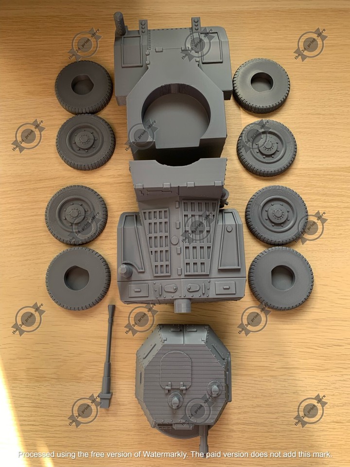 WW2 FRENCH PANHARD 178, 3D PRINTED, MANY SCALES AVAILABLE | eBay