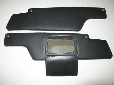 Porsche 914 sun visor set highest quality with mirror and map pocket | eBay