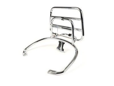 Vespa GTS Rear Rack Chrome GTV 125 200 250 300 Luggage Carrier | eBay