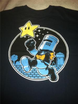 Monty Python Holy Grail Black Knight Nintendo Mario Satire Teefury Mens ...