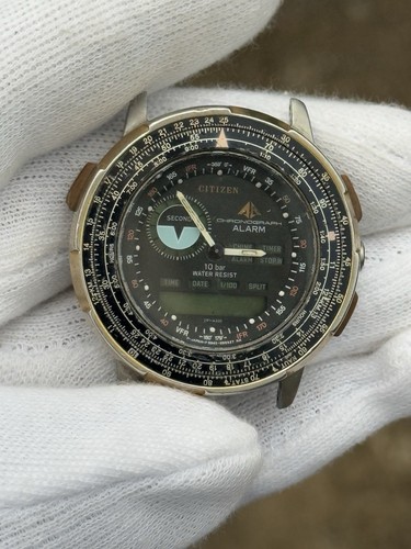 citizen 8945-0876836 chronograph alarm Watch for spares or parts | eBay