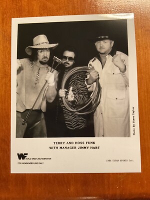 TERRY AND HOSS (dory) funk wrestling 8x10 photo print wcw nwa | eBay