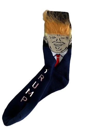 Trump Socks hair navy President TRUMP patriotic | eBay