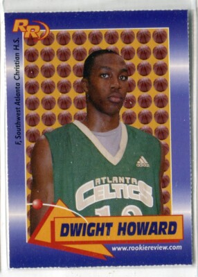 2003 Rookie Review Dwight Howard RC ROOKIE CARD #86 (torn from magazine ...