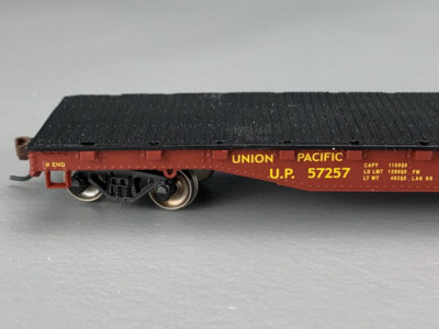 HO Bachmann Silver Series 17301 Union Pacific Flat Car #57257 HO4031 | eBay