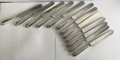 Antique English Goldsmith & Silversmith Co LTD Silverplate 6 Knives ...