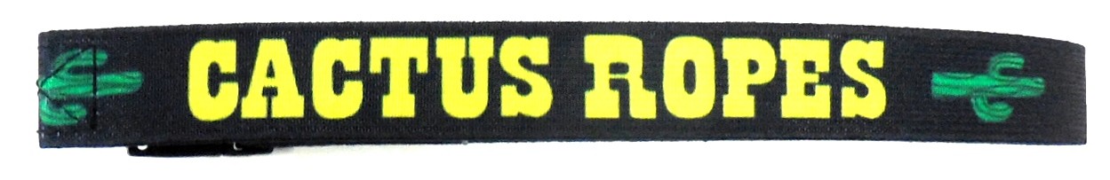Cactus Ropes Elastic Lariat Rope Holder Strap Black & Yellow New | eBay