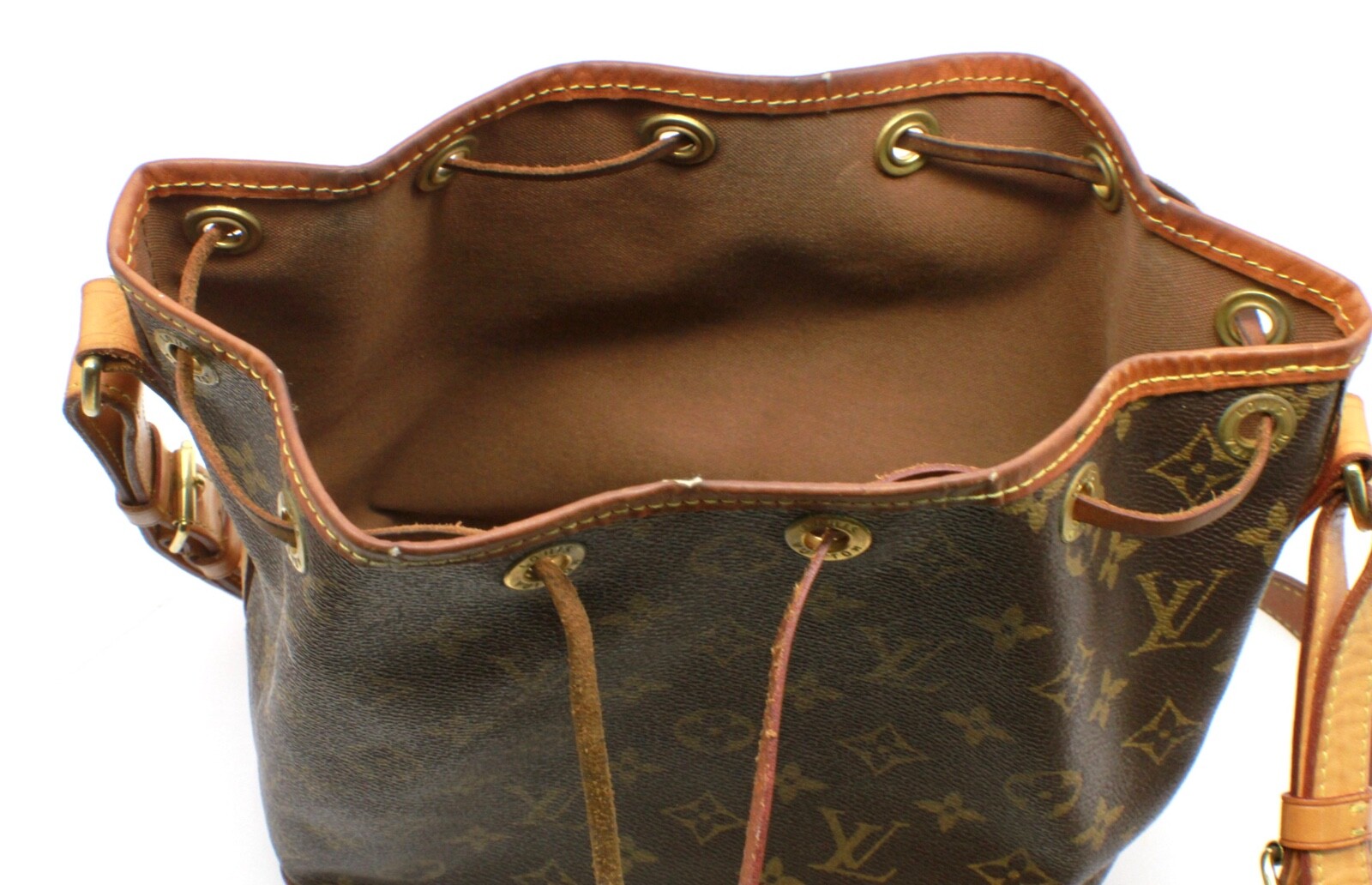 Louis Vuitton Noe Drawstring Shoulder Bag Monogram Leather BN | eBay