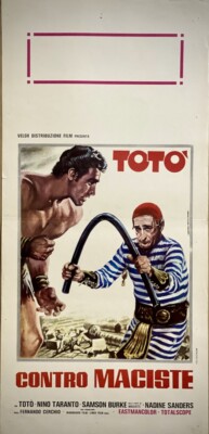 TOTO' CONTRO MACISTE -Locandina film - Toto', Nino Taranto, Burke | eBay