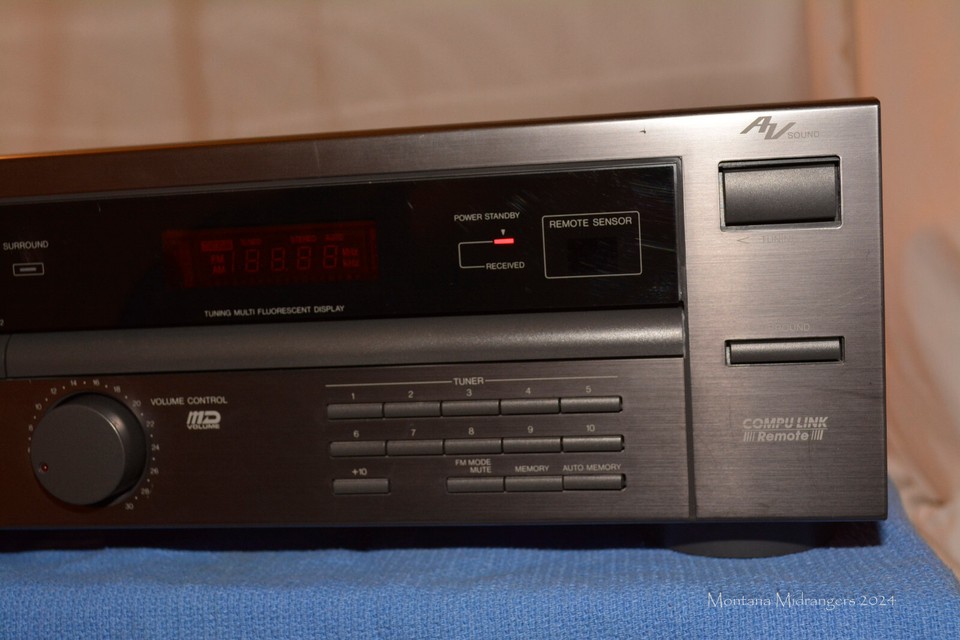 JVC RX-307 AM FM Stereo Receiver 1991 Tested Working 80 Watts Per ...