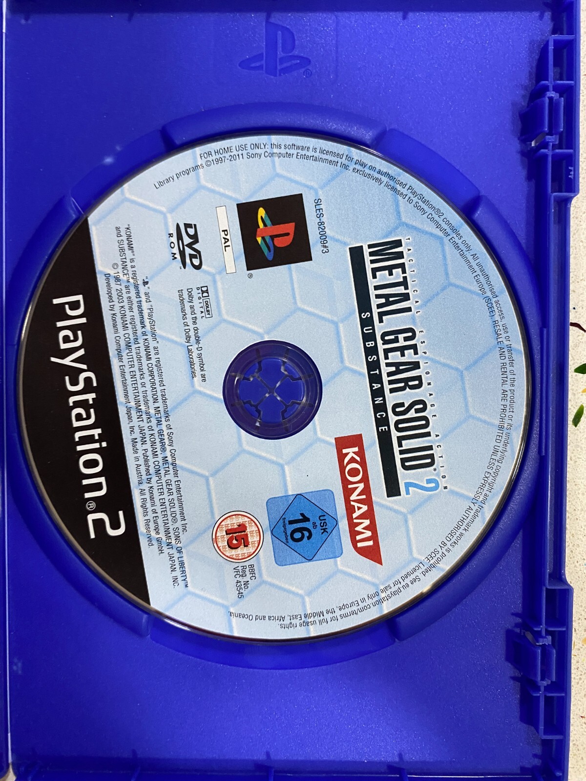 Metal Gear Solid 2 PS2 Substance - Konami | eBay