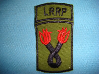VIETNAM WAR PATCH, US LRRP 196th INFANTRY BRIGADE | eBay