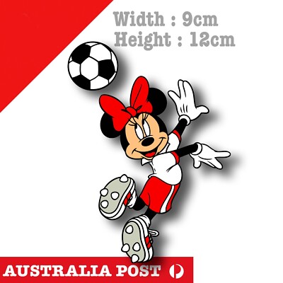 Minnie Mouse Soccer Player Funny Cartoon , Mickey & Minnie Vinyl ...