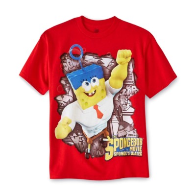 Nickelodeon Red Spongebob Square Pants T-Shirts Big Boys M | eBay