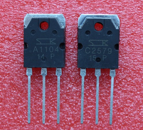 5pairs 2SA1104/2SC2579 A1104/C2579 Integrated Circuit IC TO-3P #A6-30 ...