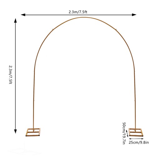 Metal Arch Balloon Flower Stand Birthday Party Wedding Buffet Entryway ...