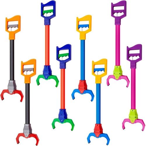 8 Pcs Interactive Grabber Toy for Kids Bulk Plastic Robot Hand Claw ...
