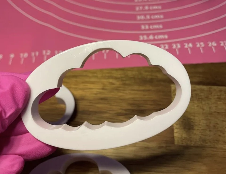 Set Cloud Cutters cookie cutter cake topper | eBay UK