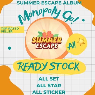 Mono_poly_Go Summer Escape Album | All Set, All Star, All Sticker | eBay