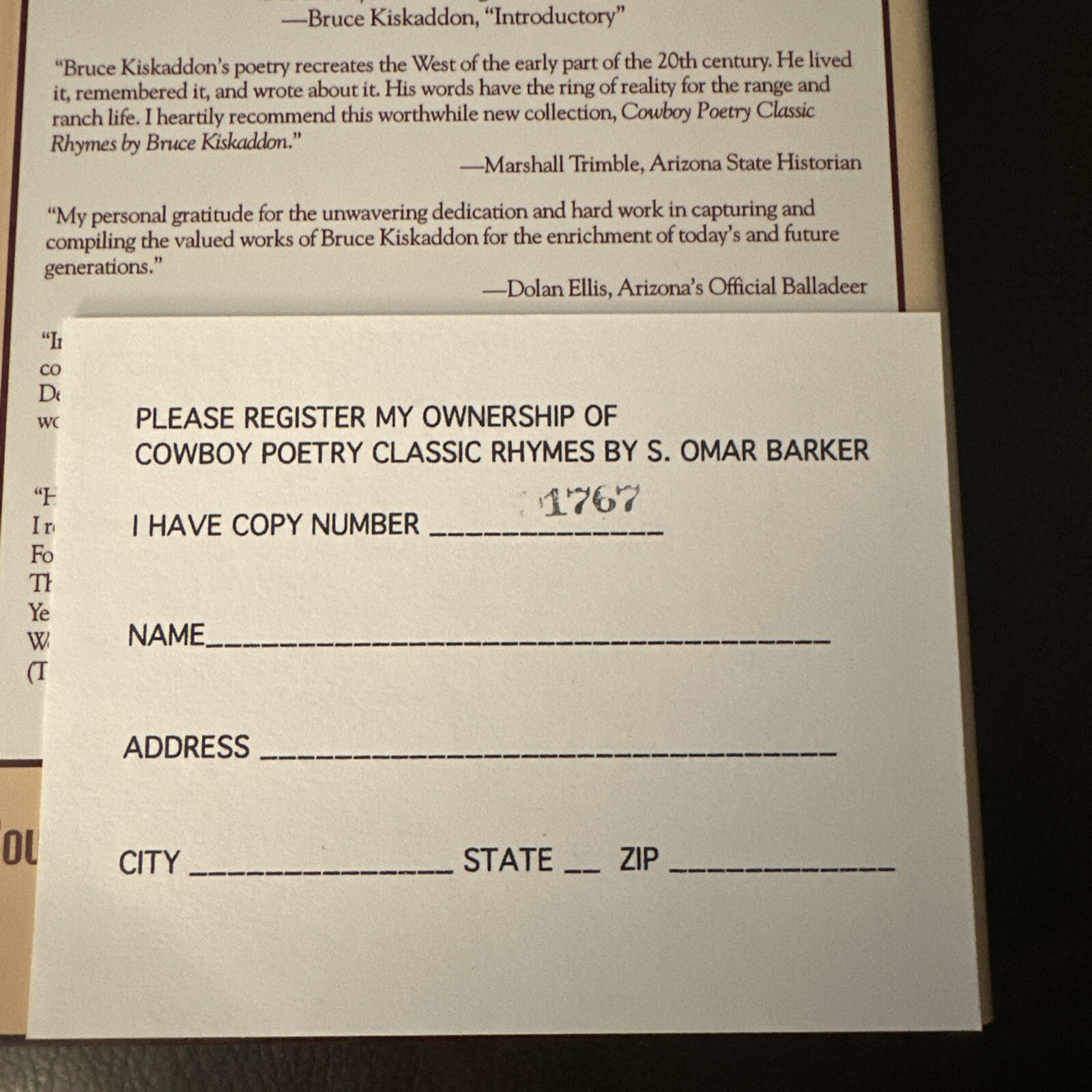 Cowboy Poetry :Classic Rhymes by Bruce Kiskaddon by Bruce Kiskaddon ...