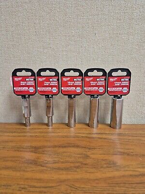 Milwaukee Tool 3/8 In Drive Deep Well Socket Set Metric 5-piece set | eBay