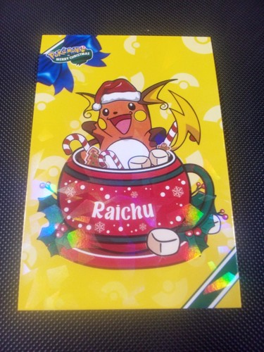 Pokemon 2024 Card Database Christmas Set Raichu Cracked Ice Holo Peru ...