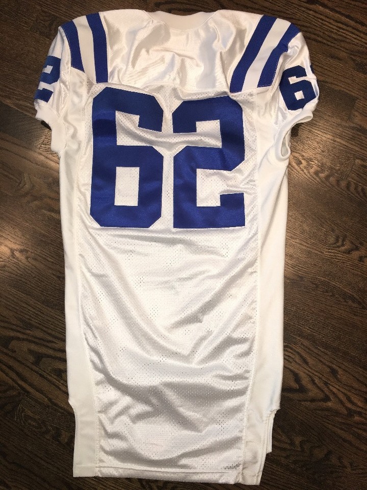 Game Worn Duke Blue Devils Football Jersey Used Nike #62 Size XL | eBay