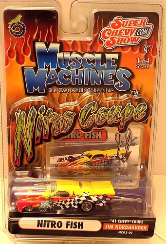 Muscle Machines Super Chevy Show Nitro Coupe Nitro Fish - '41 Chevy ...