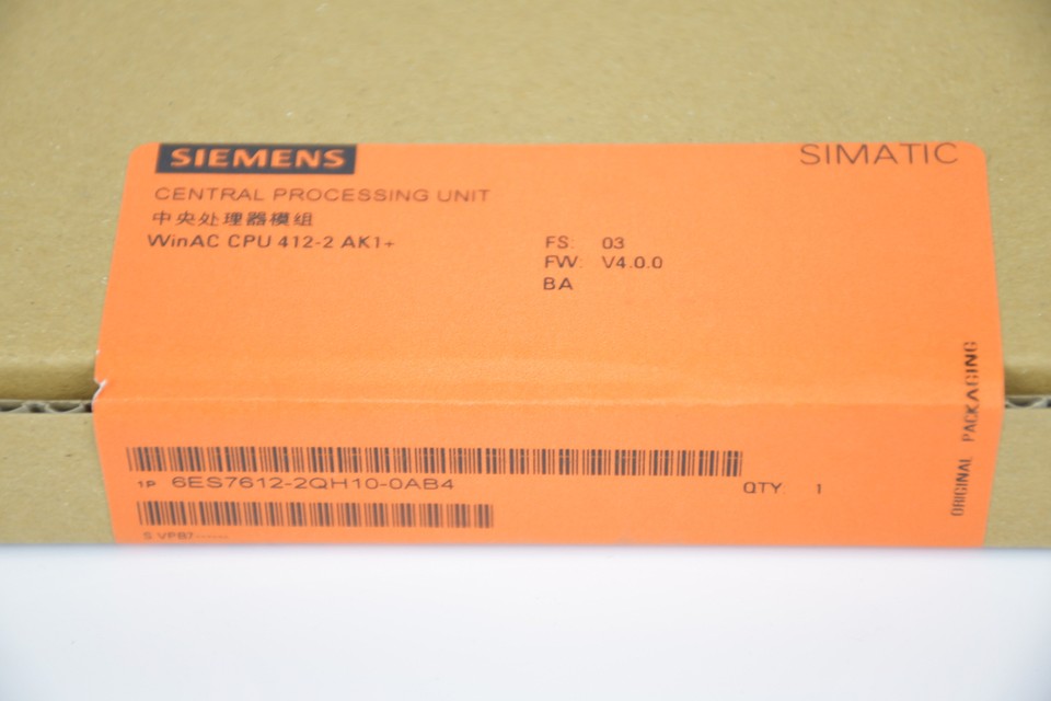 Siemens simatic WinAC Slot 412 CPU 6ES7612-2QH10-0AB4 ( 6ES7 612-2QH10 ...