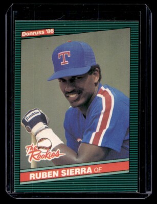 1986 Donruss The Rookies Ruben Sierra Rookie | eBay