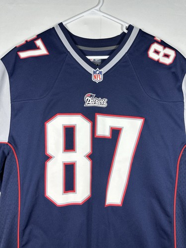 Nike Jersey Men’s 2XL Navy Rob Gronkowski #87 New England Patriots On ...