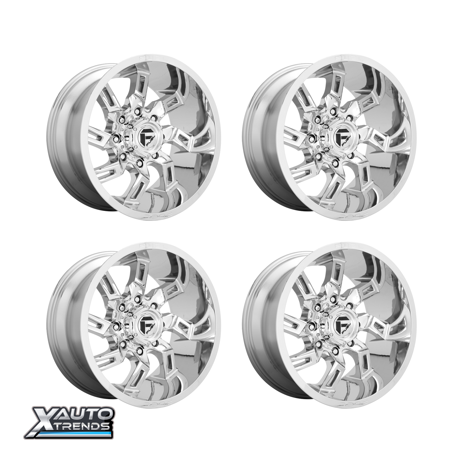 Fuel Off-Road D746 Lockdown Chrome 22X10 5X127 -18mm (Set of 4) | eBay