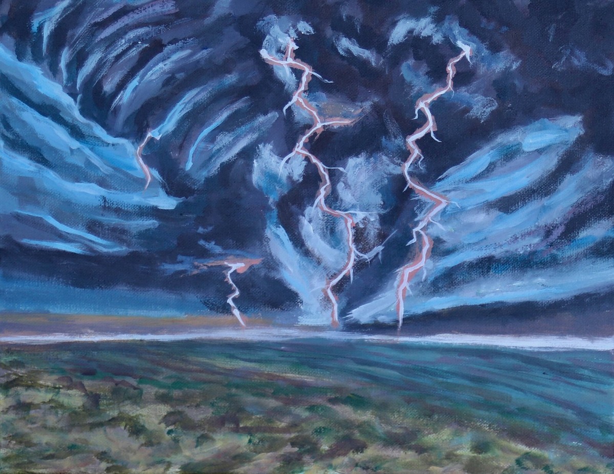 Abstract Lightning Painting