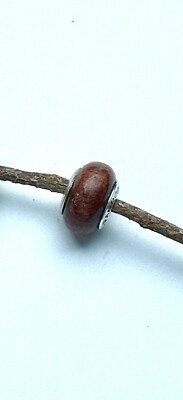 Genuine Pandora Sterling Silver Muirapiranga Wood Wooden Charm EUC ...