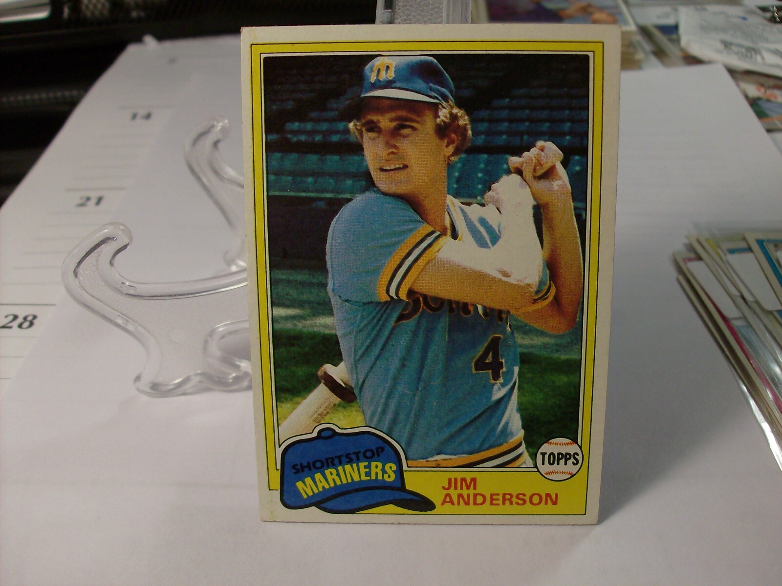 1981 Topps Baseball #613 - Jim Anderson - Seattle Mariners 81-675 | eBay