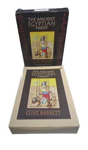 Wow! The Ancient Egyptian Tarot by Clive Barrett RARE/VINTAGE/OOP 1994 ...