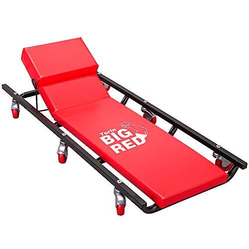 BIG RED TR6452 Torin Rolling Garage/Shop Creeper: 40" Padded Mechanic ...