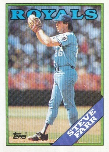 #222 KANSAS CITY ROYALS # STEVE FARR BASEBALL CARD TOPPS NFL 1988 | eBay