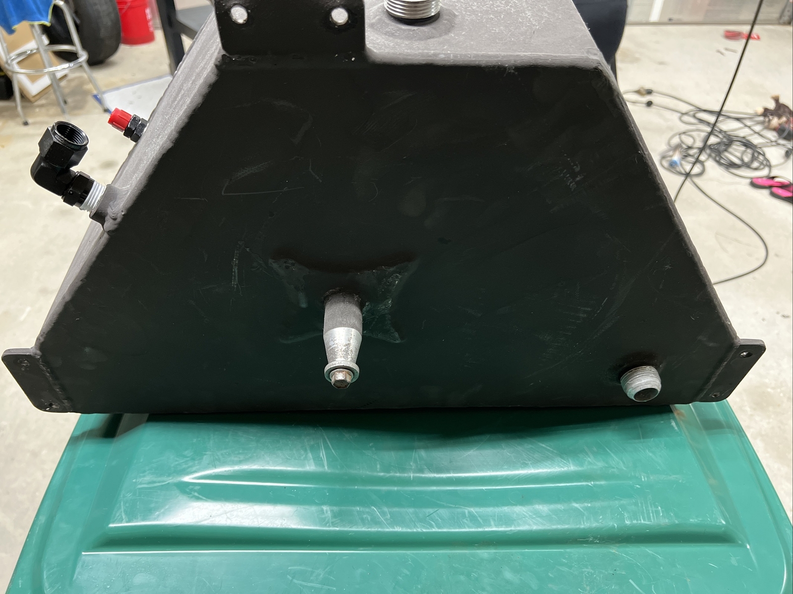 8 Gallon Water to Air Intercooler Aluminum Tank Ice Box - -16an | eBay