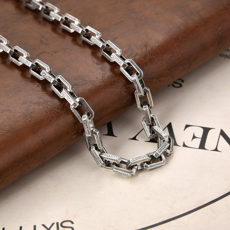 L25 Anchor Chain Angular Tendril Arabesken 6 MM Wide Length 50 - 65 CM ...