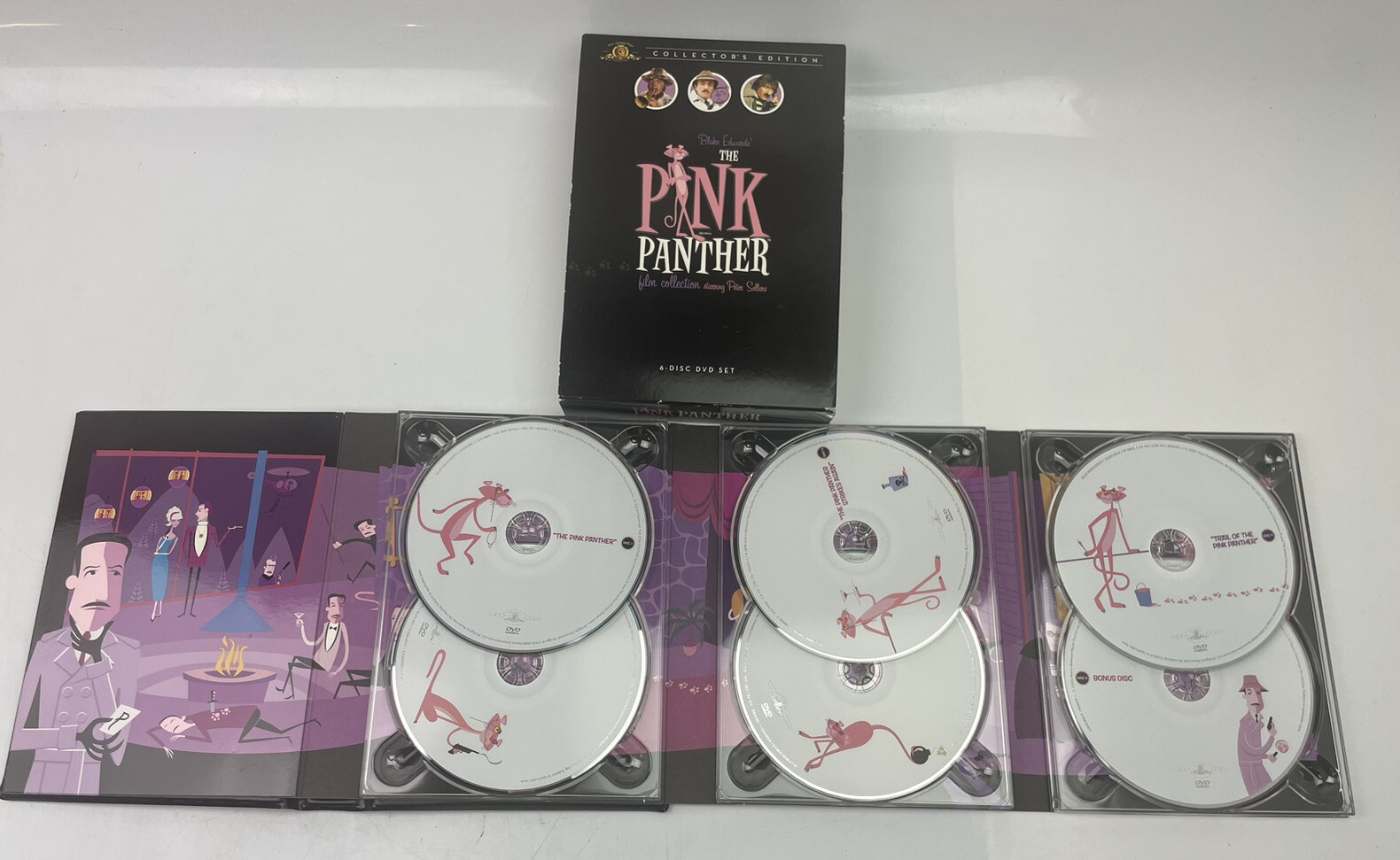 The Pink Panther Film Collection (DVD, 2004, 6-Disc Set) for sale ...