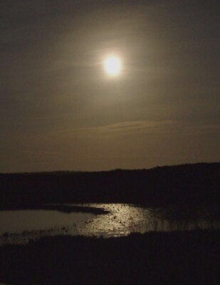Photo 6x4 Full moon over Loch Hempton Old Place of Mochrum c2007 | eBay UK