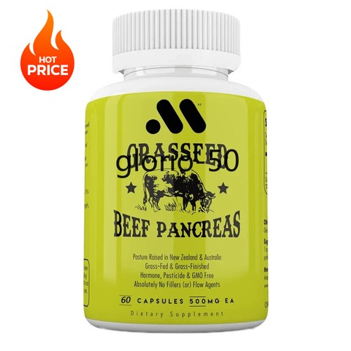 Grass fed Beef Pancreatic Supplement, 500mg | eBay