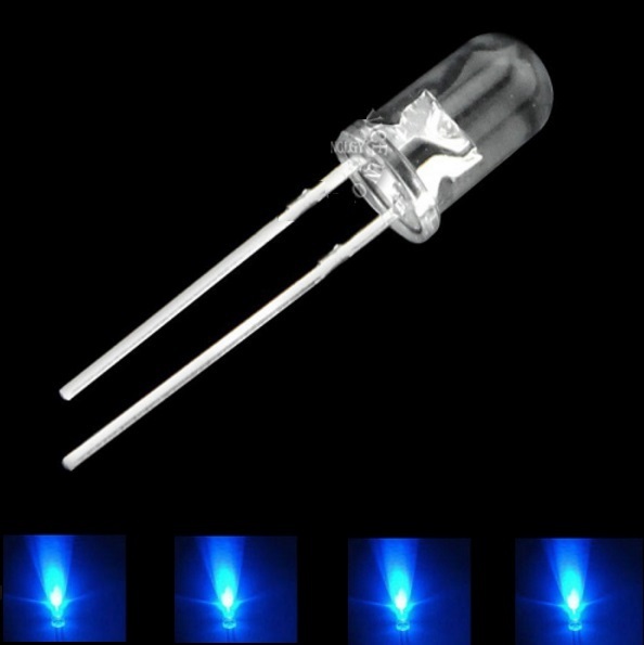 50pcs NEW F5 5mm Blue Round Superbright LED Light LED lamp | eBay