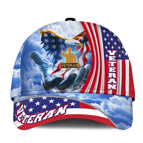 US Veteran Hat Patriotic Hats for Men Military Retired Hats Veterans ...