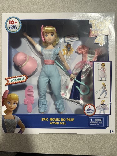 Toy Story 4 Epic Moves Bo Peep Posable Action Figure Doll Mattel 2018 ...